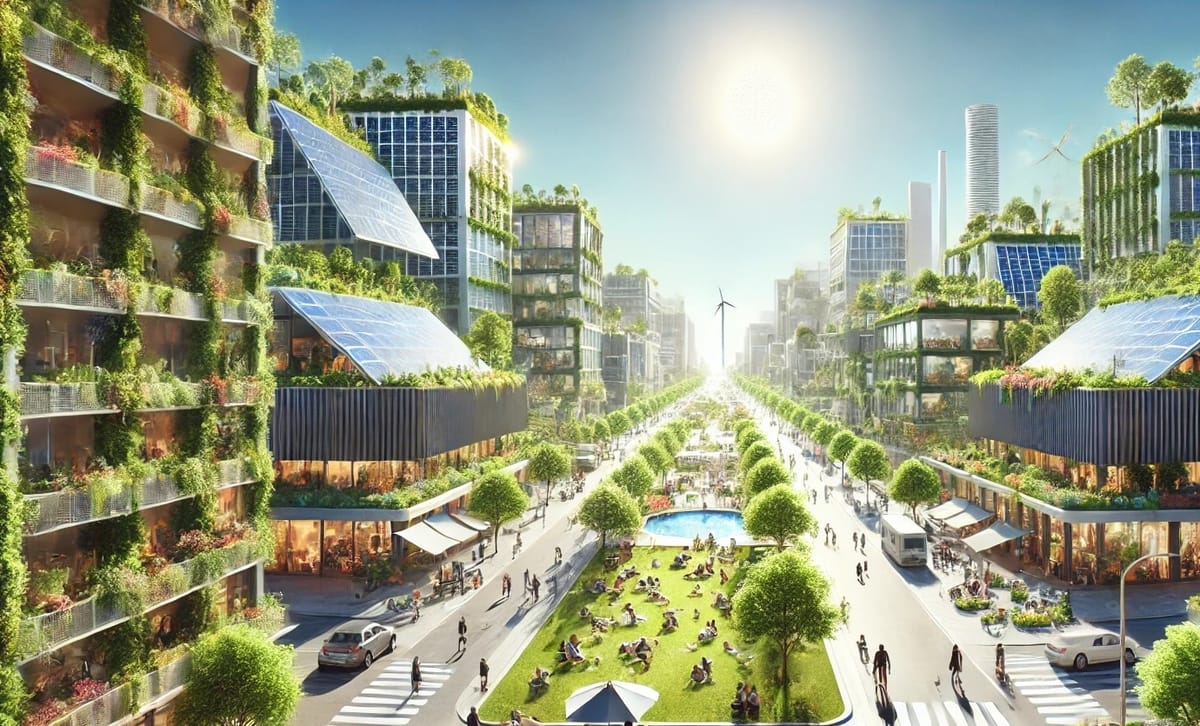 Glimpses of the solarpunk future